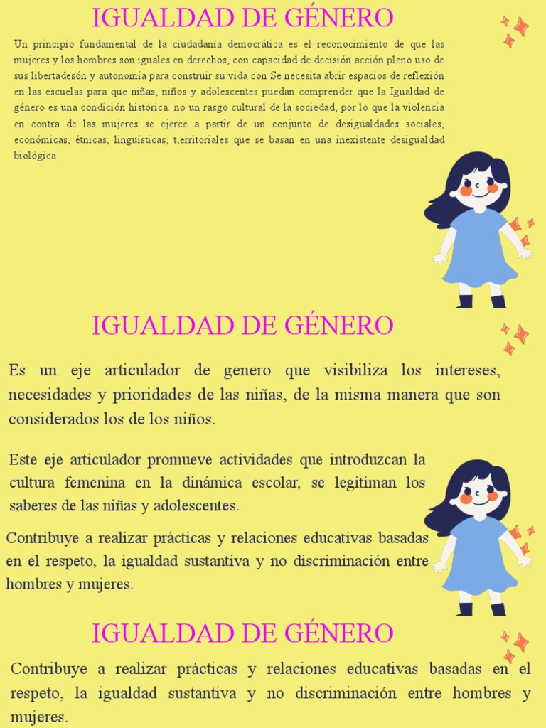 Igualdad de Genero | PDF