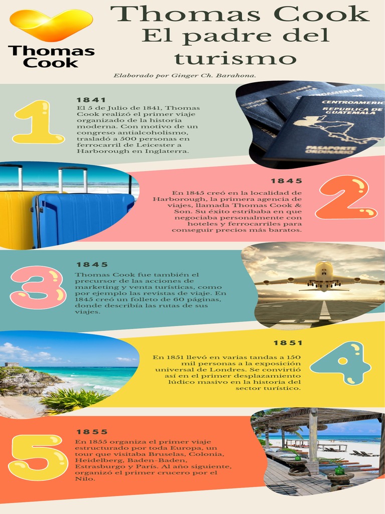 Thomas Cook: Pionero del Turismo Moderno | PDF | Viajes y turismo