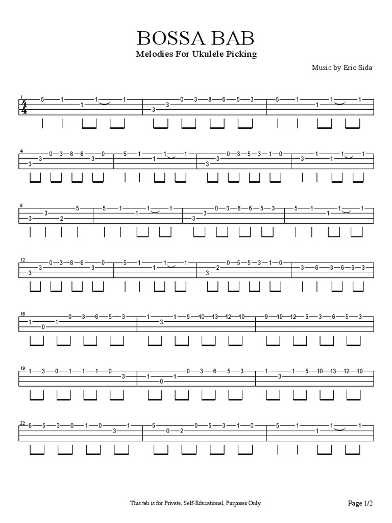 Bossa Bab Up PDF