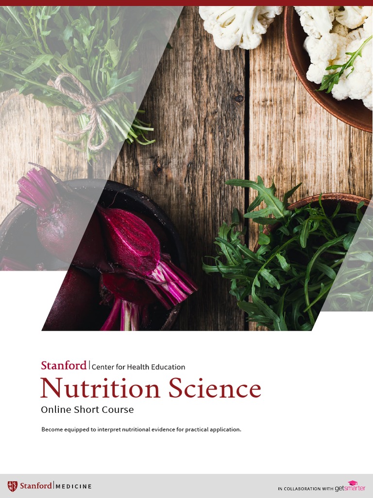 Stanford (SCHE) Nutrition Science - Online Short Course Prospectus ...