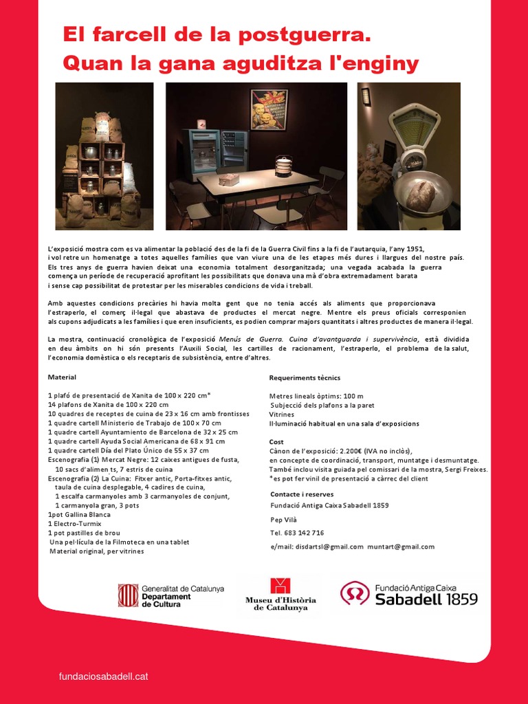 Fitxa Tecnica El Farcell, Museus | PDF