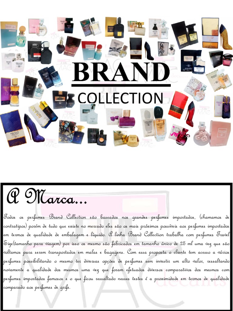 Catalogo Brand Collection - V1 080618 | PDF | Perfume | Marca