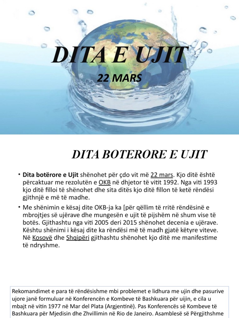 Dita e Ujit | PDF