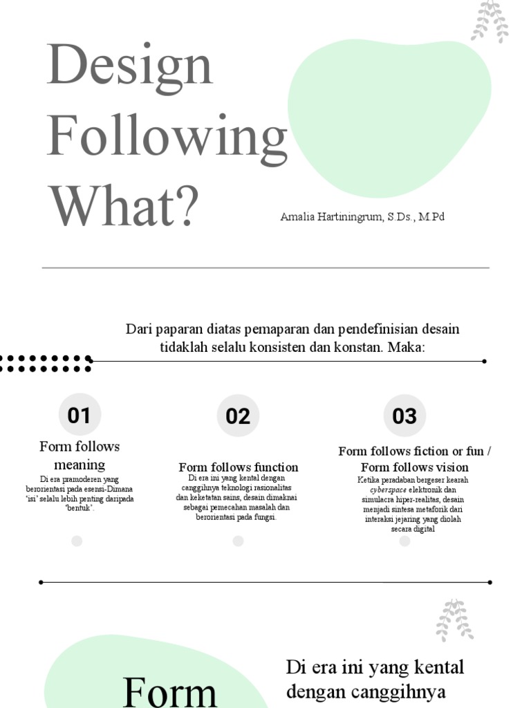 Makna "Form Follows Function" dalam Desain | PDF