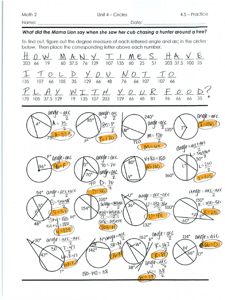 4 5 Riddle Practice More Practice Answers | PDF