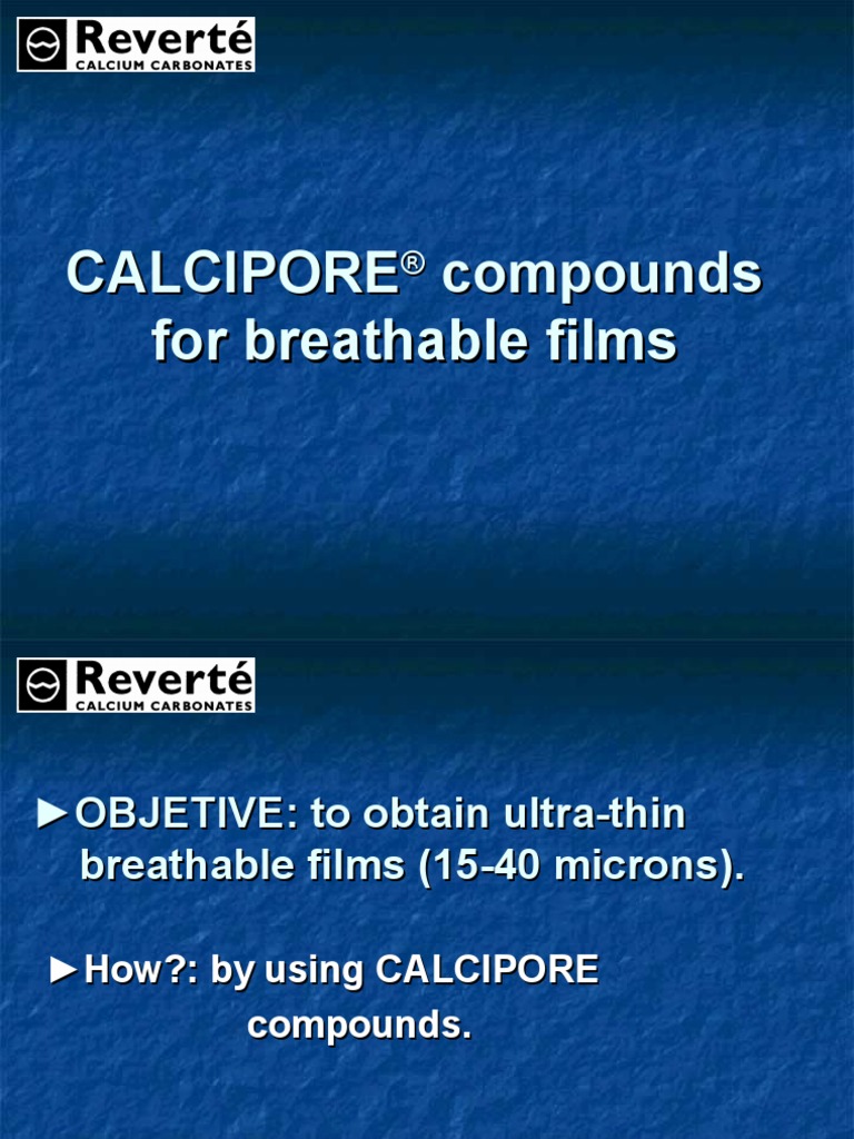 Calcipore: Ultra-Thin Breathable Films | PDF | Computers | Technology ...
