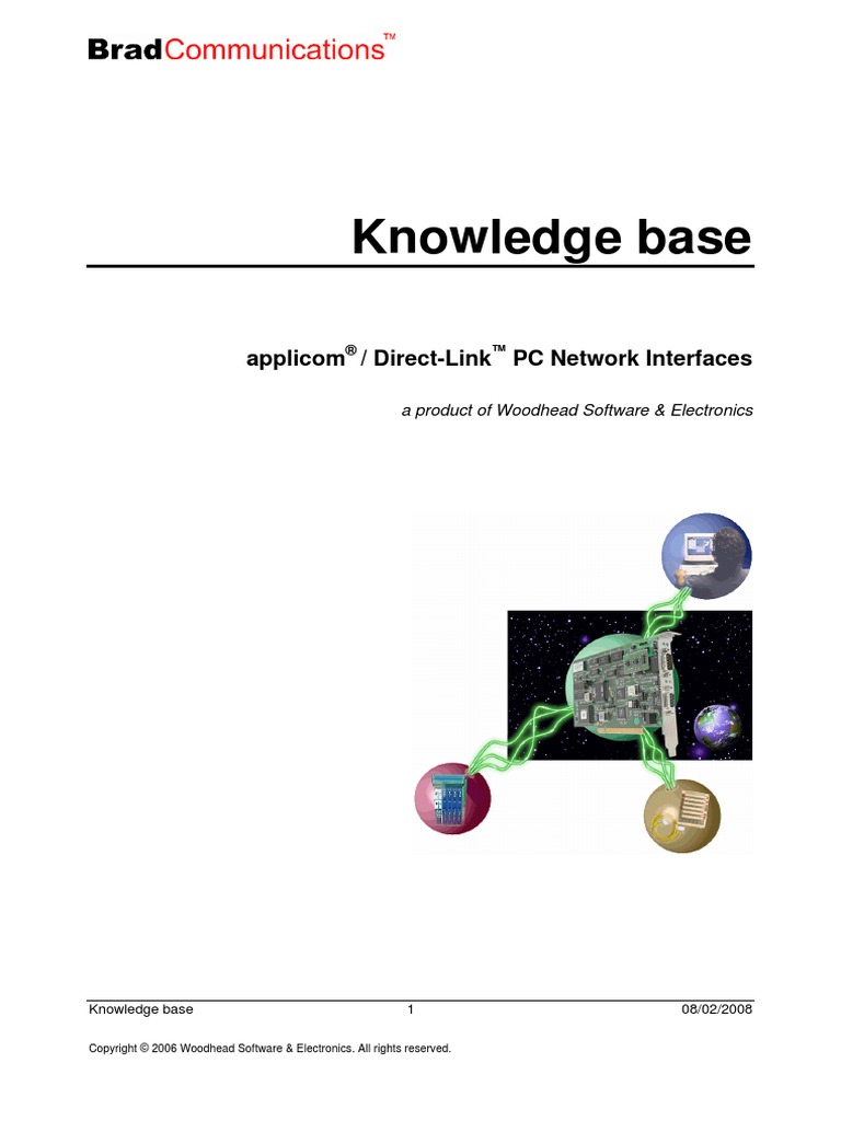 Knowledge Base: Applicom / Direct-Link PC Network Interfaces | Download Free PDF | Component ...