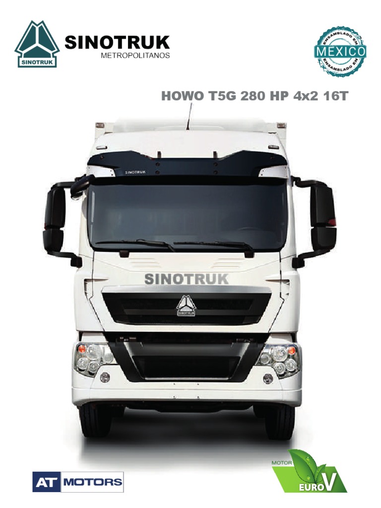 Ficha Tecnica T5G 280 HP 16T | PDF | Neumático | Eje