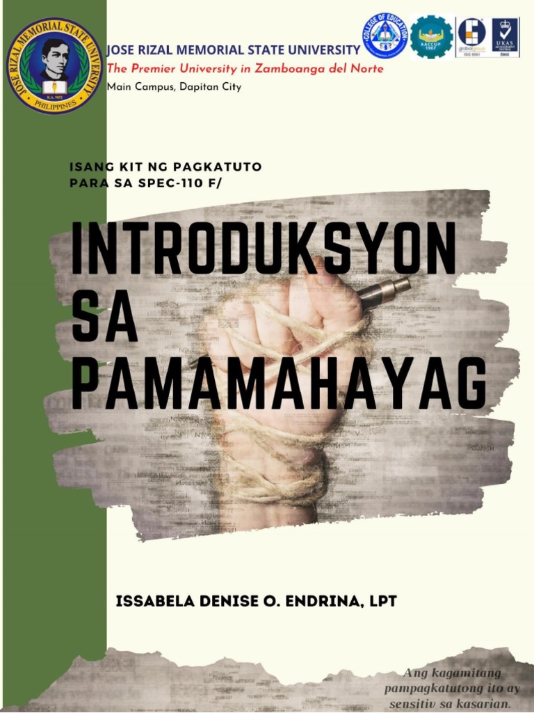 Intro Sa Pamamahayag Yunit 1 | PDF