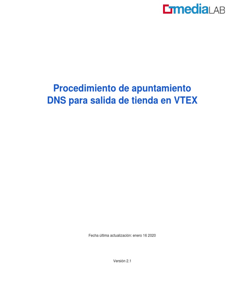 Vtex DNS Gopet | PDF | Hogar, jardinería y bricolaje | Informática