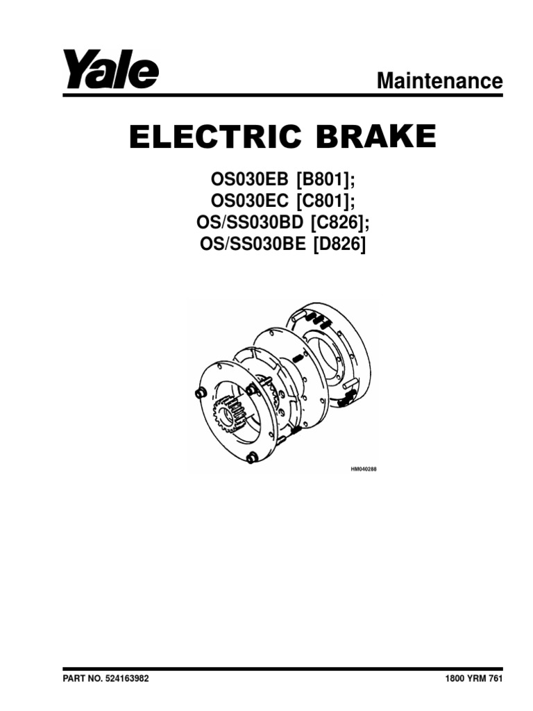 Electric Brake | PDF | Electric Motor | Brake