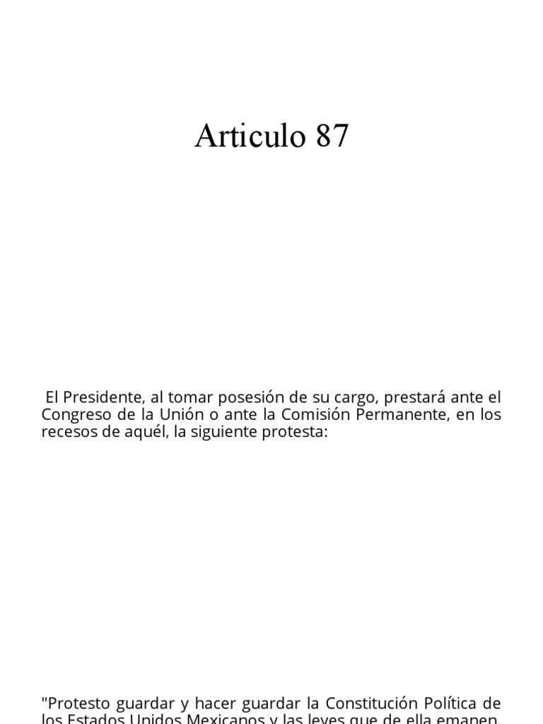 Articulo 87 | PDF