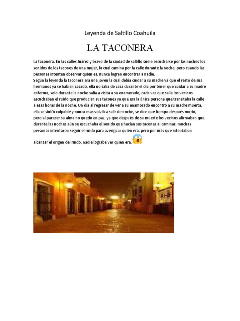 Leyenda de Saltillo Coahuila1 | PDF