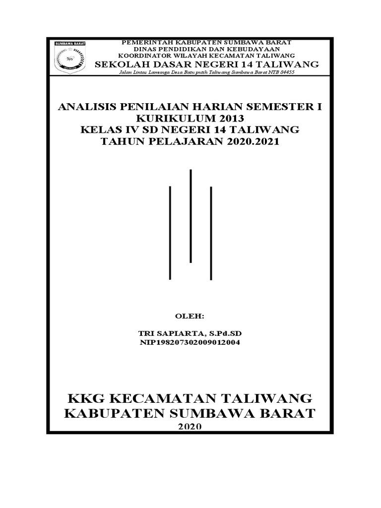 Cover Analisis Uh Uts Uas | PDF