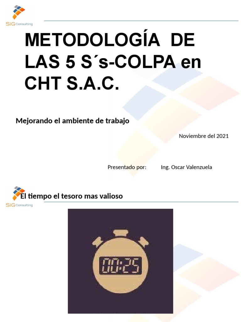COLPA - Las 5S Como Herramienta de Mejora Continua | PDF