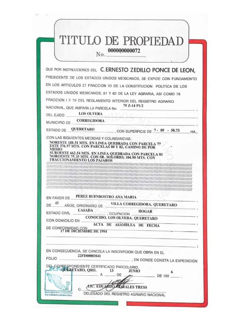 Titulo de Propiedad | PDF