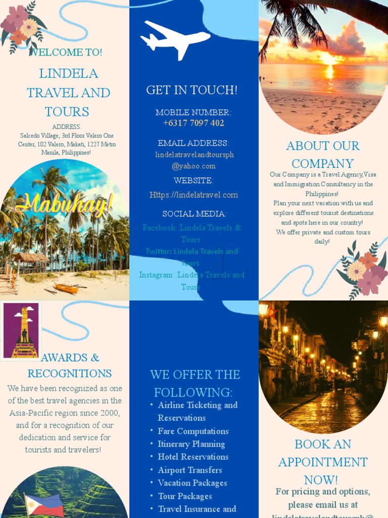 Lindela Travel and Tours: Get in Touch! | PDF | Travel Agency | Transport