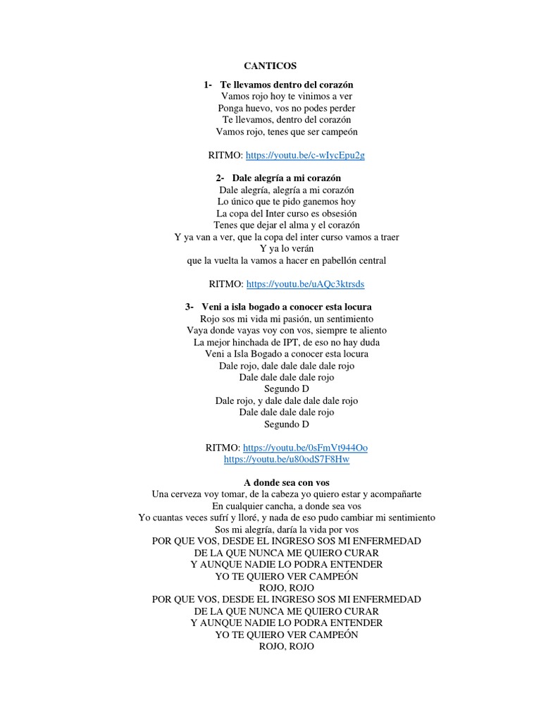 CANTICOS | PDF