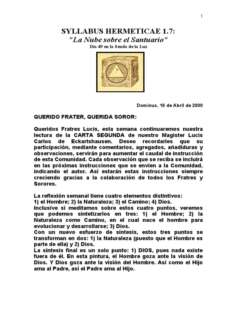 Reflexiones de los Fratres Lucis | PDF | Dios | Verdad