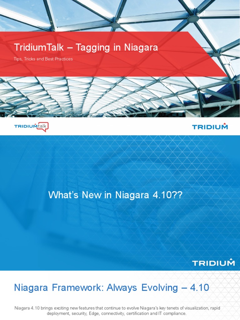 2021-03-04 TridiumTalk - Tagging in Niagara | PDF | Computer ...