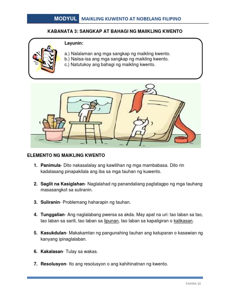 Kabanata 3 - Sangkap at Bahagi NG Maiikling Kwento | PDF