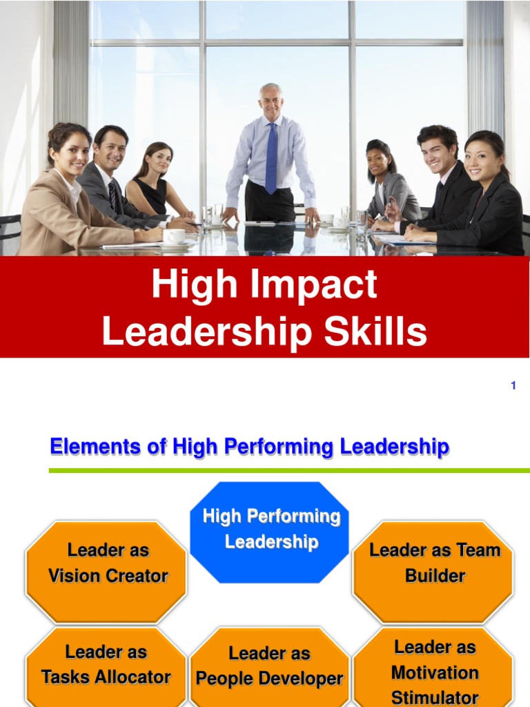 Ebook High Impact Leadership Skills | PDF | Leadership | Motivational