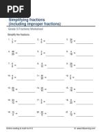 Fractions and Sequences Practice Worksheet | PDF