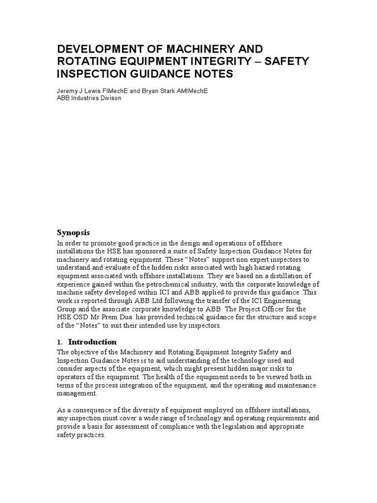 HSE Paper Ver Submission2 | PDF | Pump | Audit