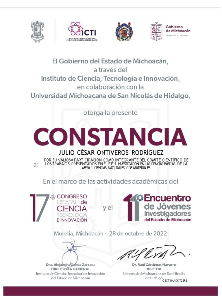 Julio César Ontiveros Rodríguez | PDF