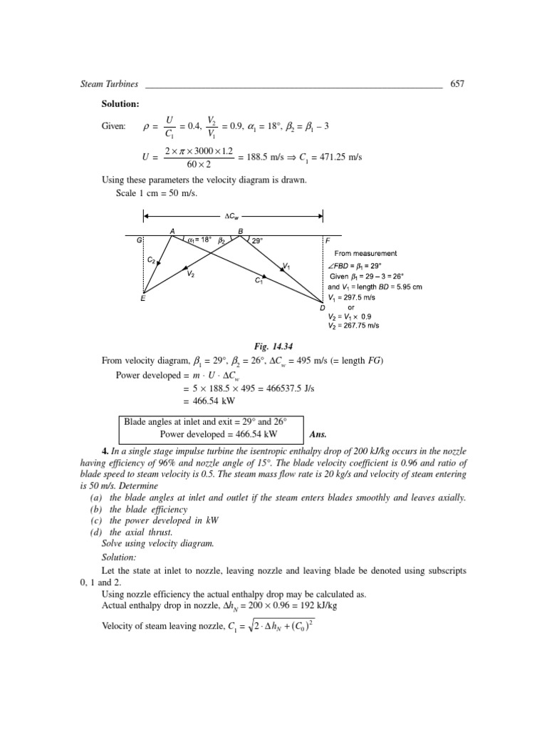 Applied Thermodynamics by Onkar Singh.0003 14-16 | PDF | Enthalpy | Nozzle