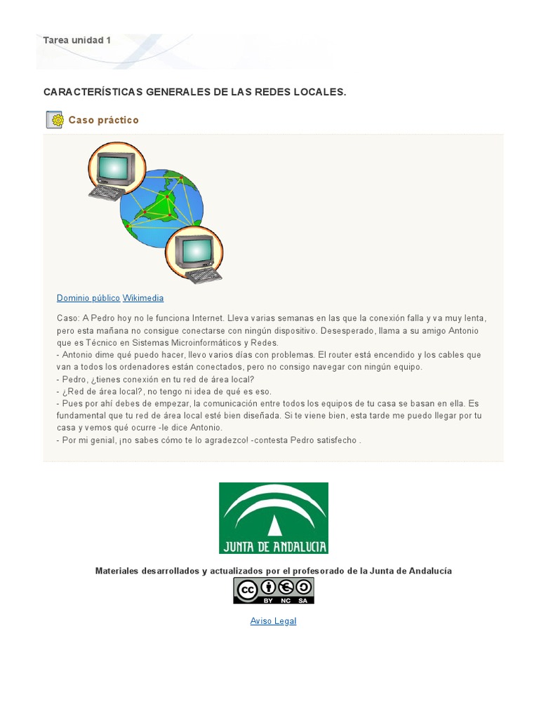 SMR Redes Locales Caracteristicas Generales de Las Redes Locales - Contenido | PDF | Red de ...