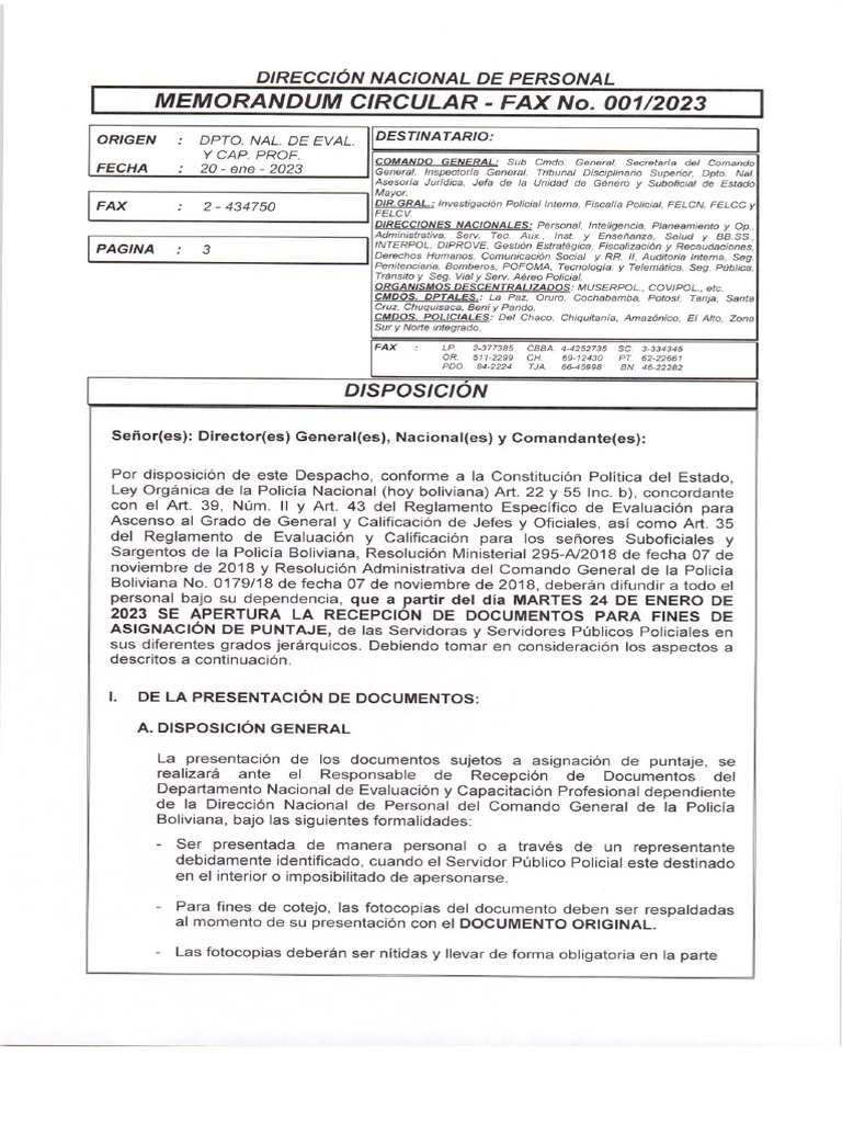 Memo Circ. Fax 001 Recep. Doc. File Pers. | PDF