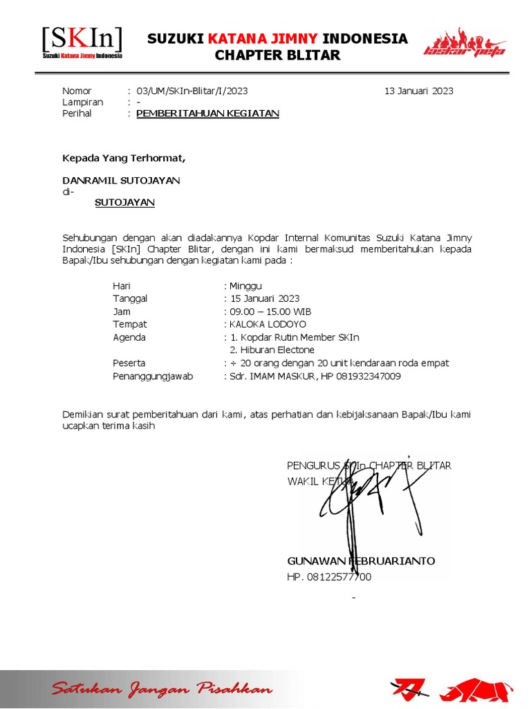 Kopdar SKIn Chapter Blitar di Kaloka Lodoyo | PDF | Pengelolaan ...