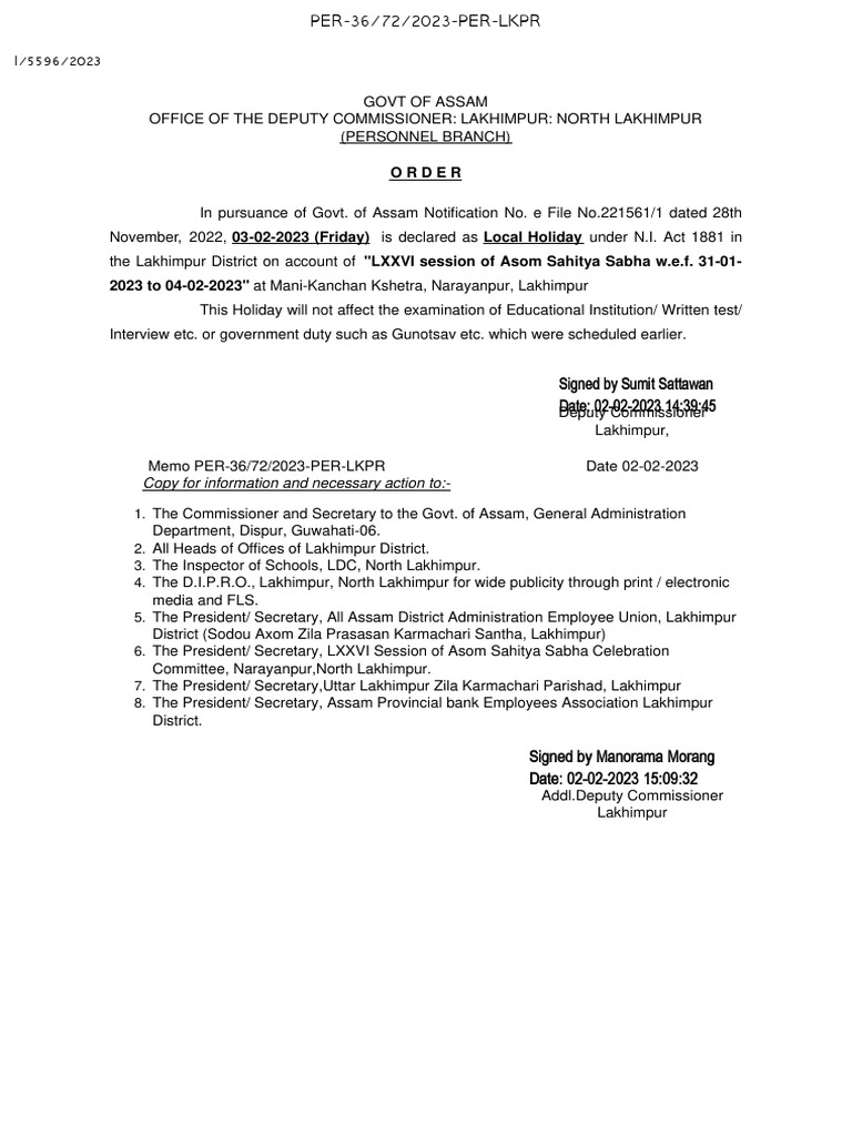 Local Holiday-1 | PDF