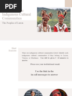 Indigenous People of Luzon | PDF | Ethnic Groups