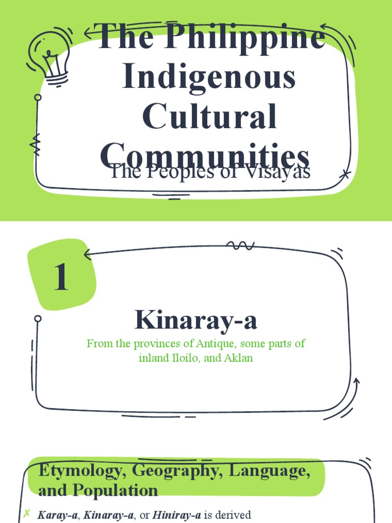 The Philippine Indigenous Cultural Communities (Visayas) | PDF