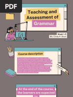 Module 1 English 110 Teaching and Assessment of Grammar | PDF | Phrase ...