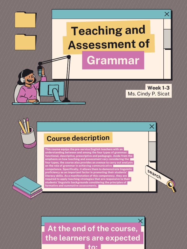 TAG-Week 1-2 | PDF | Educational Assessment | Language Acquisition
