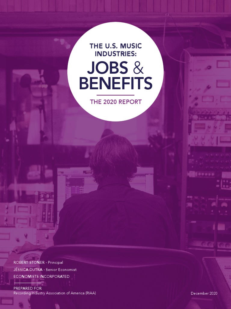The U.S. Music Industries Jobs Benefits 2020 Report | PDF | Input ...