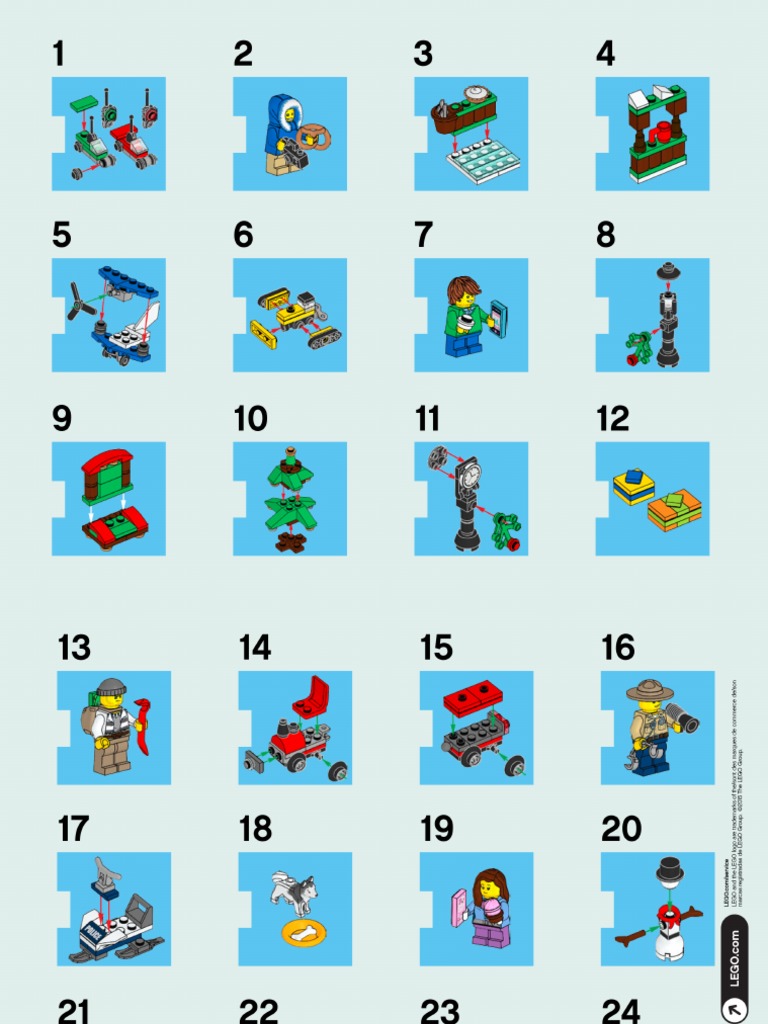 Lego City Advent Calendar | PDF