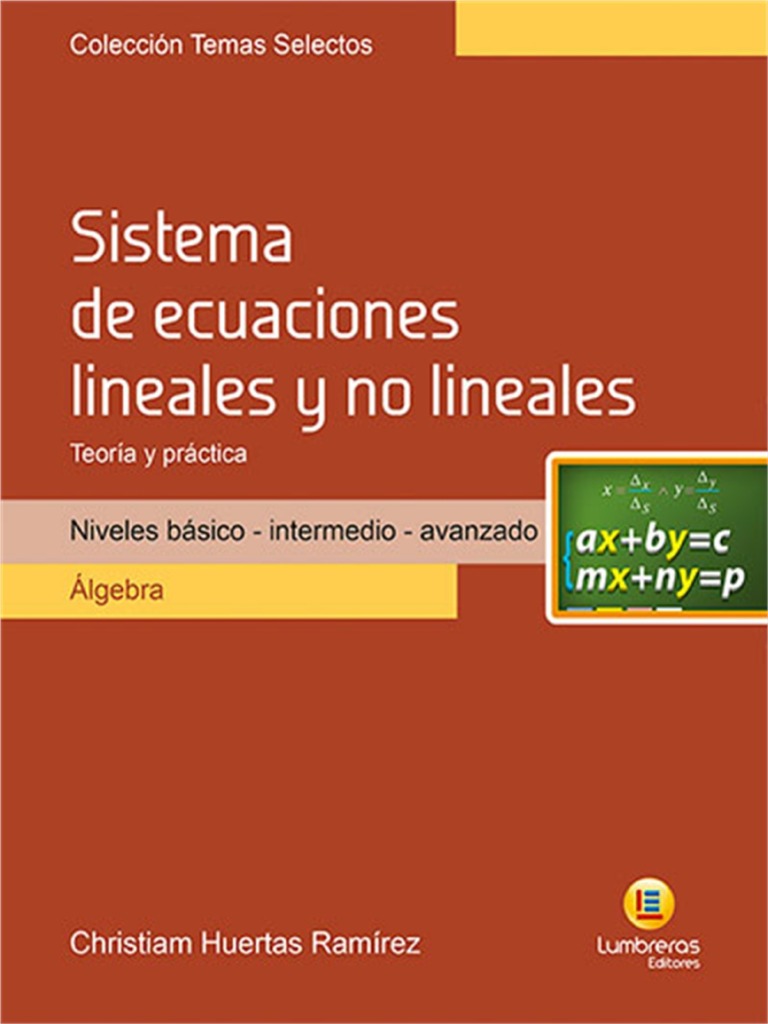 Sistema de Ecuaciones Lineales y No Lineales | PDF | Mecánica | Análisis matemático