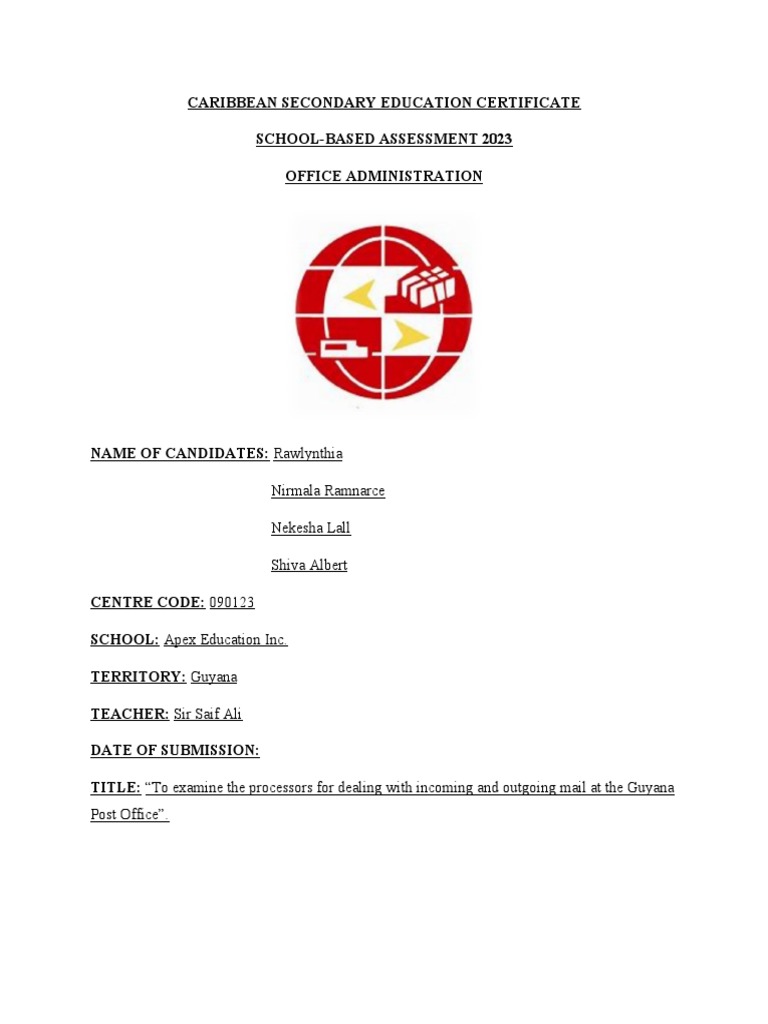 Office Administration SBA | PDF | Questionnaire