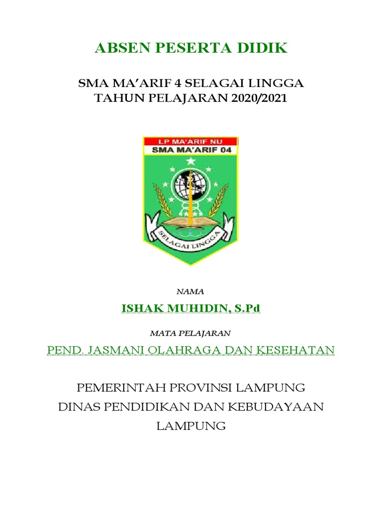 Cover Absen | PDF
