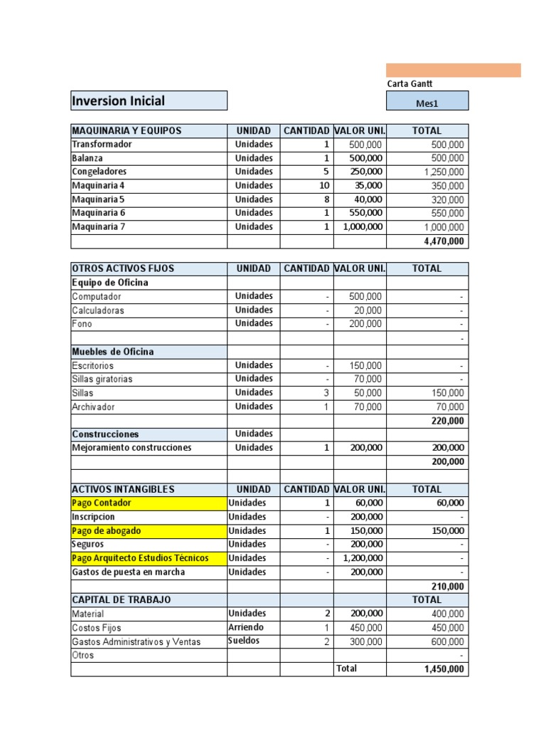 Inversion Inicial | PDF