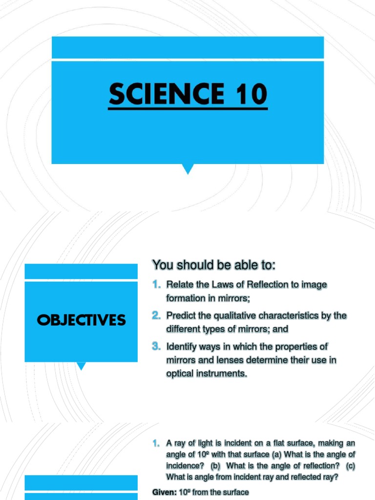 Lesson-5 2 | PDF | Mirror | Reflection (Physics)