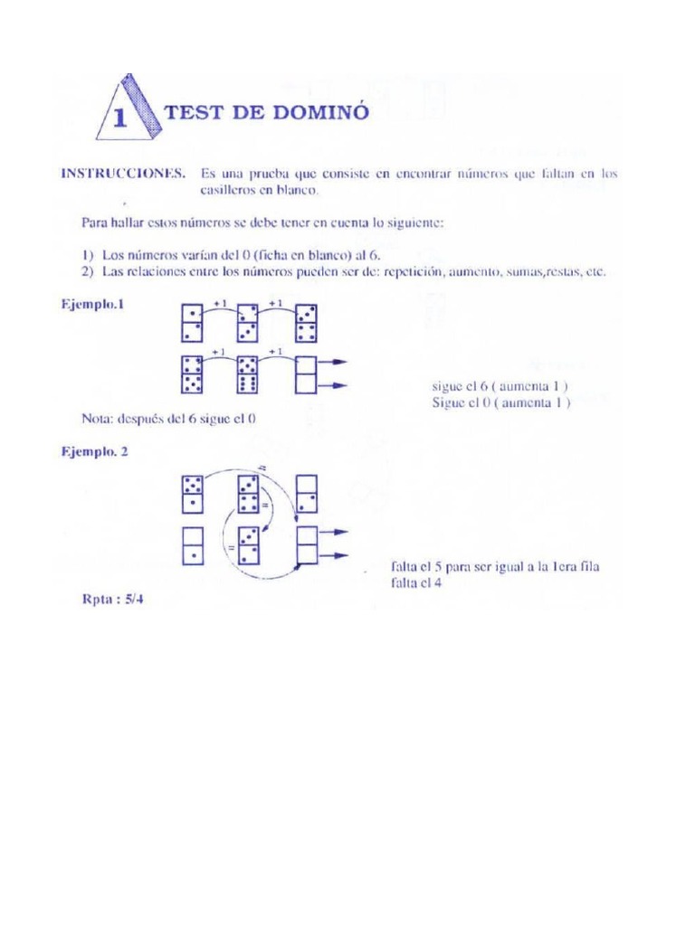 Test Domino d70 | PDF