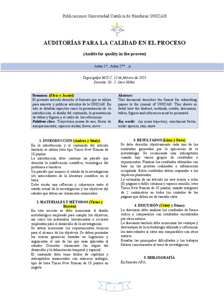 Formato Paper Actualizado | PDF | Science