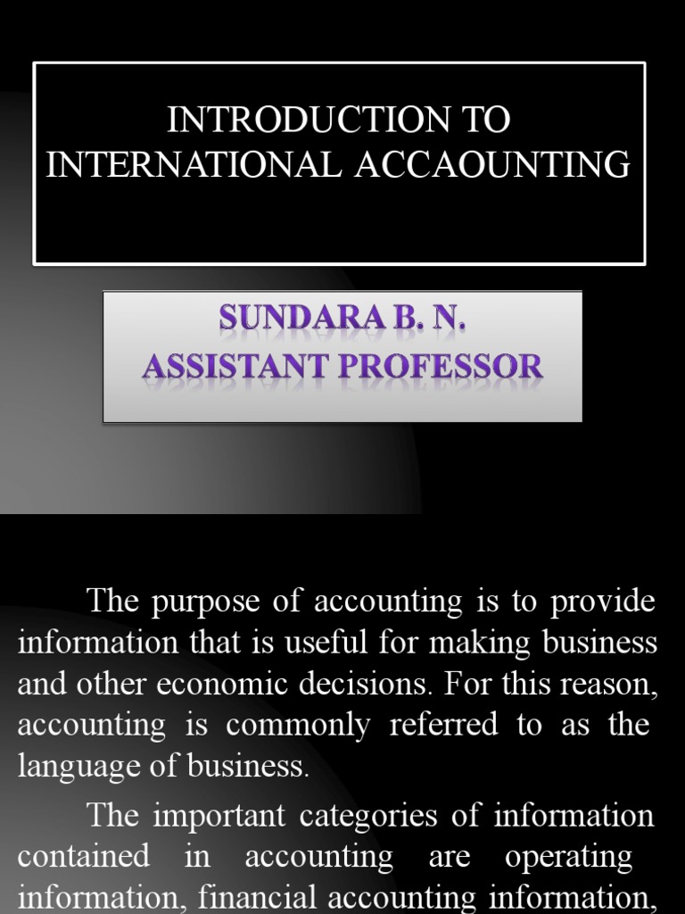 Introduction IA | PDF | Accounting | Financial Statement