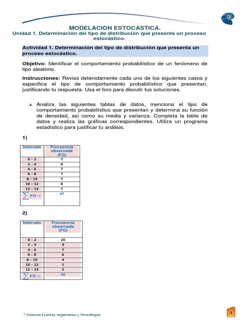 Mmes U1 A1 Xxyz | PDF | Estocástico | Teoría estadística