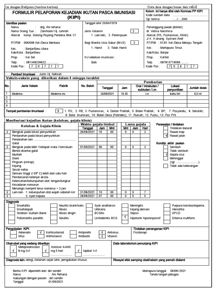 Form KIPI Serius (SAE) - 1 Martim | PDF
